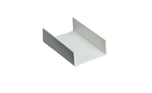 PROFIL EN U PVC BLANC 60mm CU 60 L3000 | POINTFIX