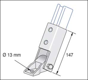 EQUERRE 41 ARTICULEE EN U | POINTFIX